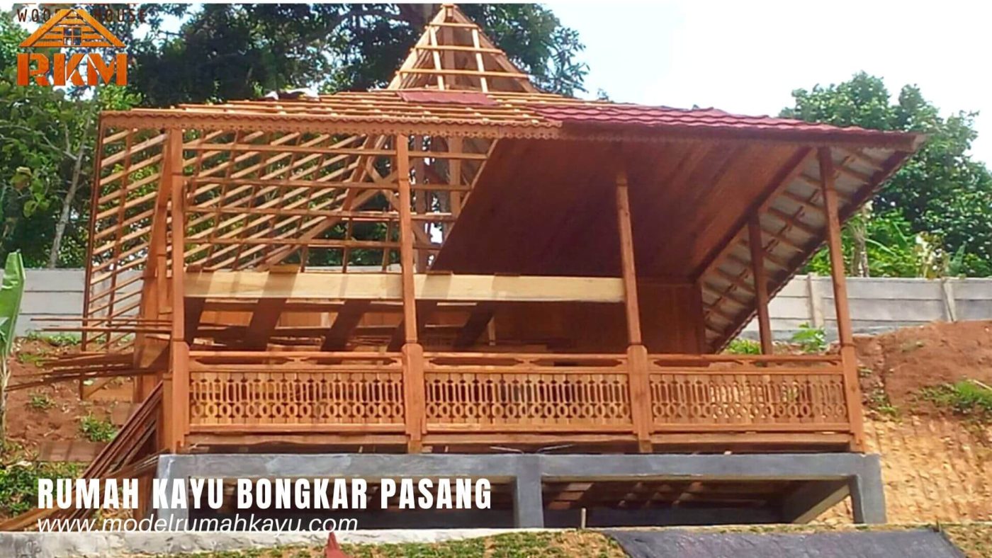 Rumah Kayu Bongkar Pasang - Model Variatif dan Berkualitas